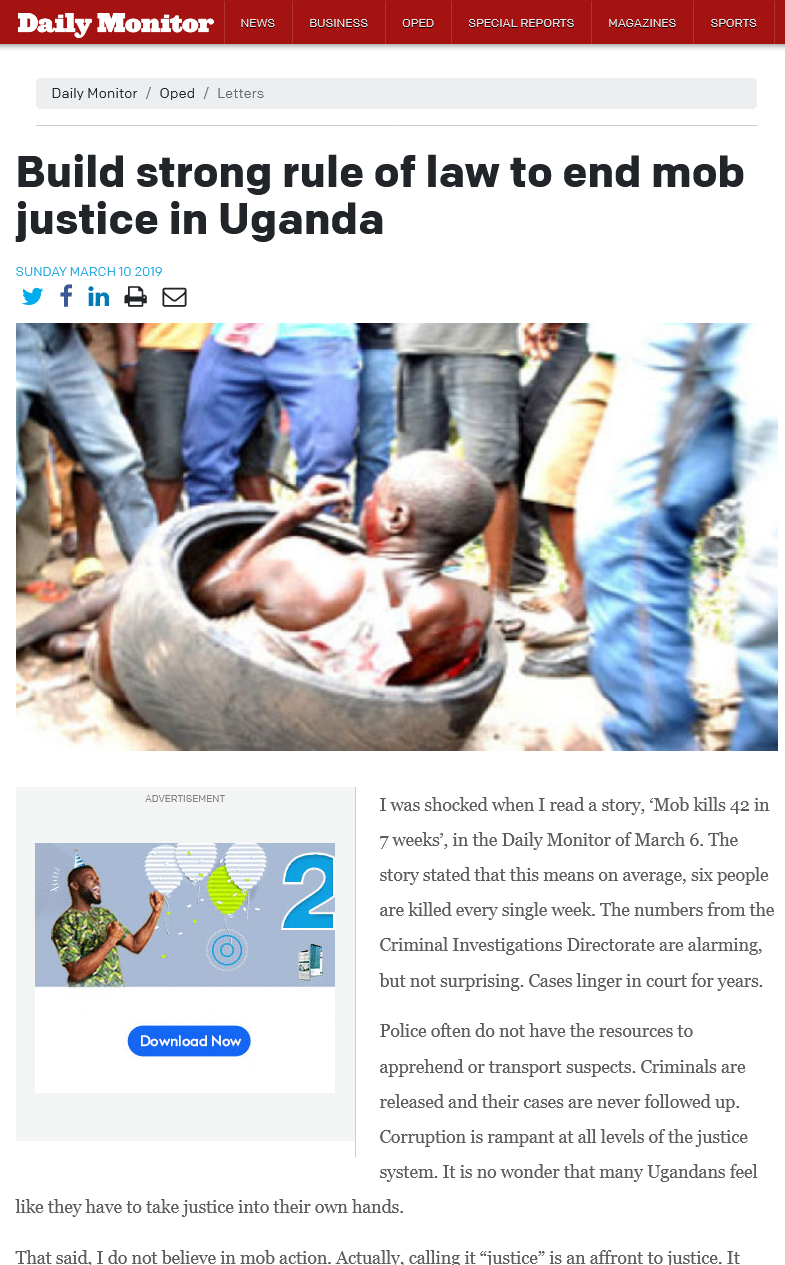 Media - Justice Centres Uganda